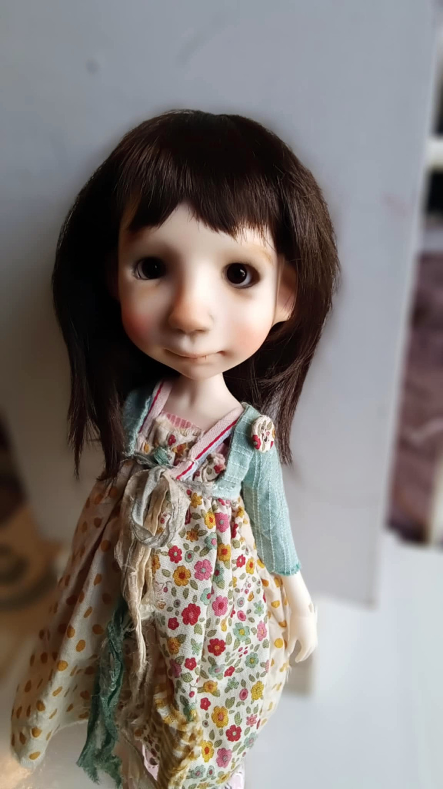 Pandora 1 last available doll,bjd resin doll,with wig eyes faceup ...